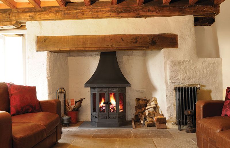 Dovre 2000 Multifuel / Wood Burning Fireplace Stove | Leeds Stove Centre