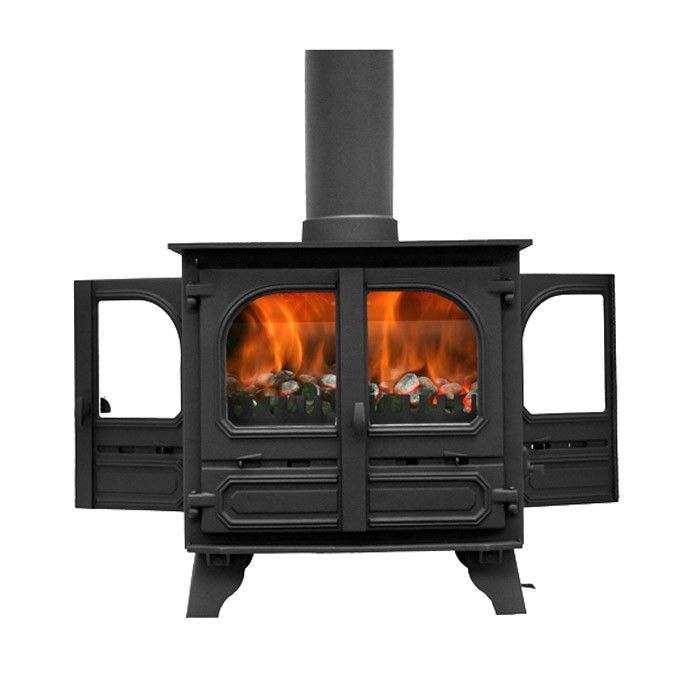 Dunsley Highlander 8 Double Sided Multifuel Stove | Leeds Stove Centre