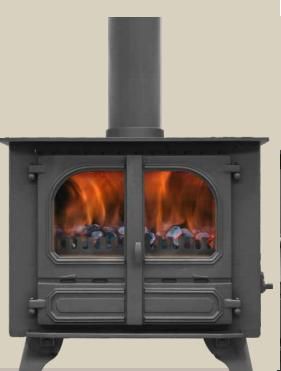 Dunsley Highlander 10 Multifuel Boiler Stove | Leeds Stove Centre
