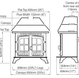 Hunter Herald 8 Multi-Fuel Stove | Leeds Stove Centre