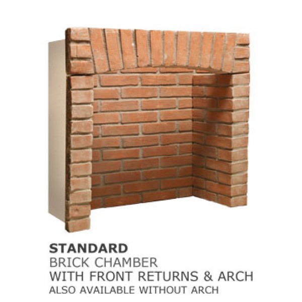 Standard Brick Chamber with Returns | Leeds Stove Centre