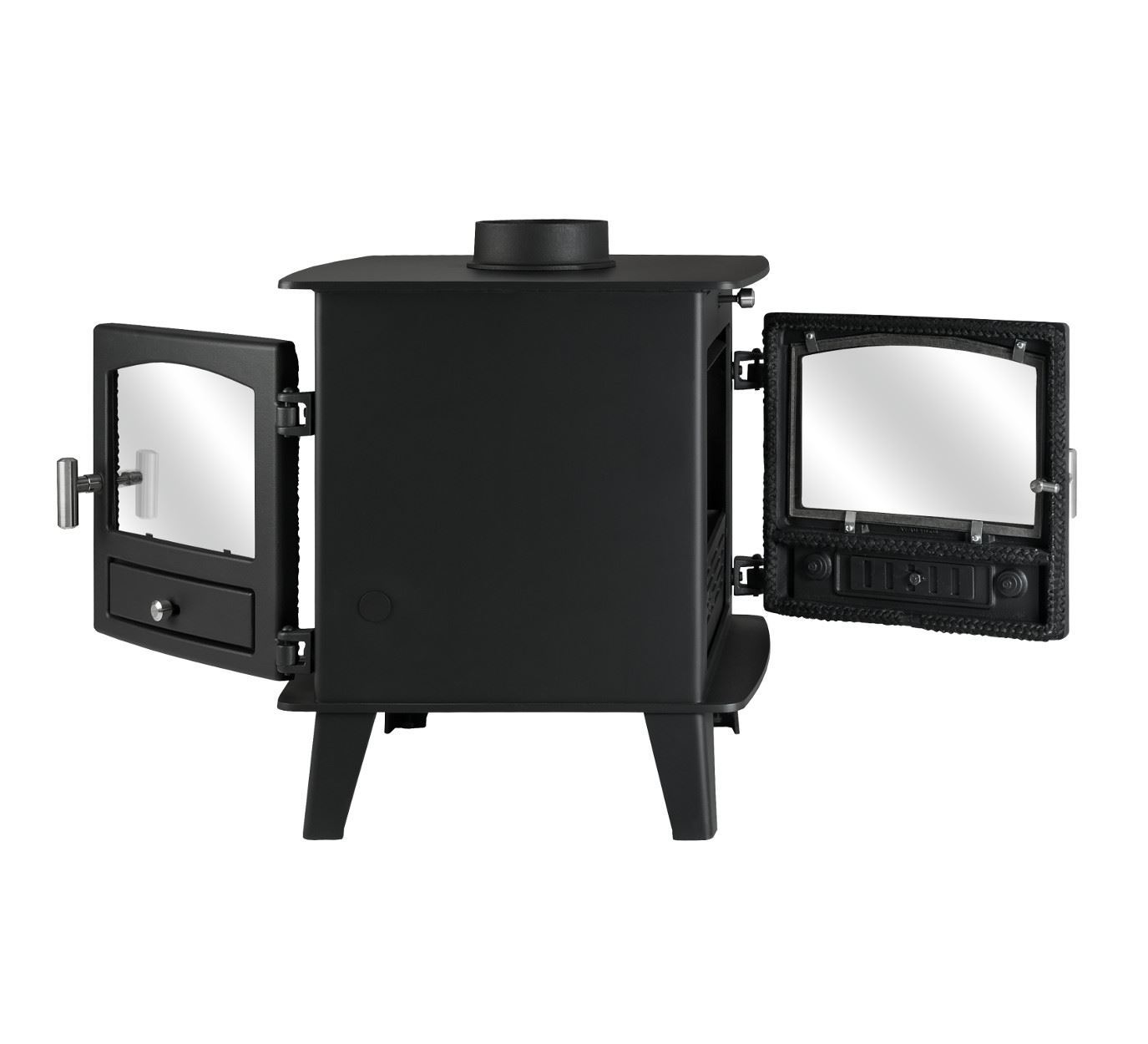 Avalon 4 DS SD (Double Sided Single Depth) Stove | Leeds Stove Centre